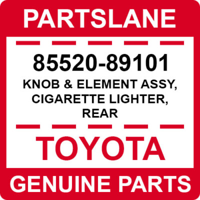 TOYOTA LEXUS FACTORY OEM 85520-89101 INTERIOR CIGARETTE LIGHTER KNOB ...