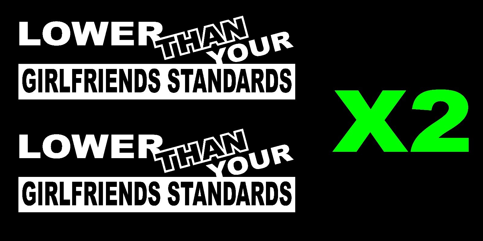 Funny Lower Lowered bagged Car Stickers Decals For Jdm illest 200mm YOU ...
