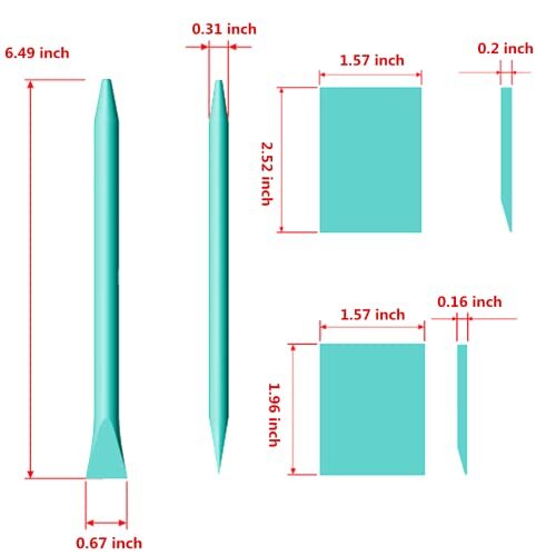 12 Jars Chalk Paste Paint Set, 9 Pcs Chalk Paste Mini Squeegees and ...