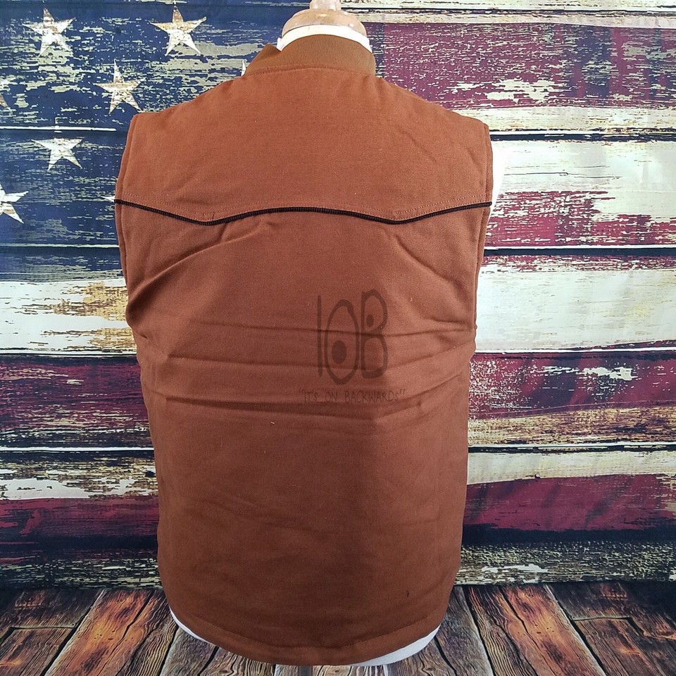Wyoming Traders Mens Mountain Canvas Insulated Western Cowboy Ranch ...