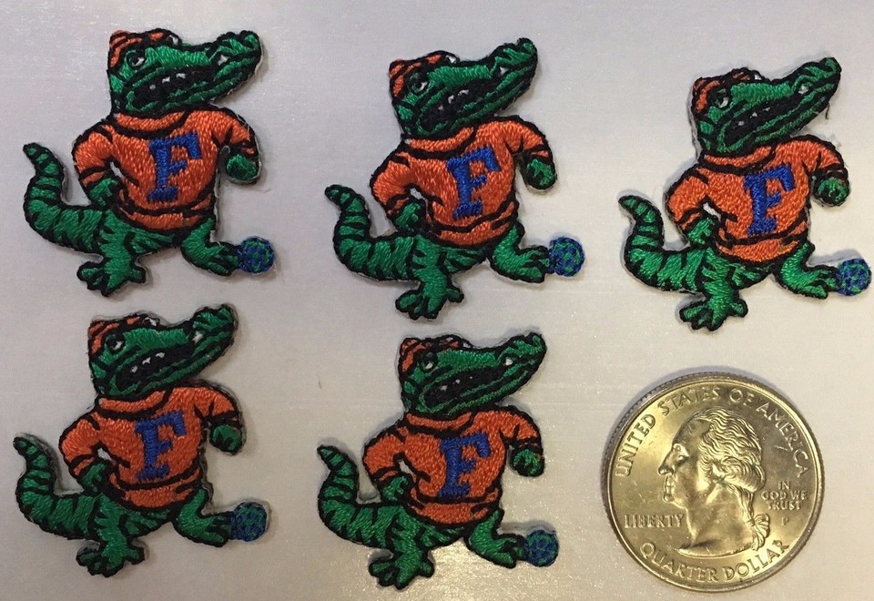 florida gator patch embroidered badge Univ of Fla Albert patch 1 1/8" 6 ...
