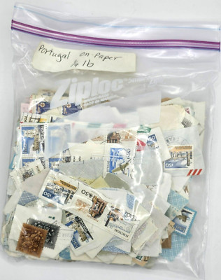 1/4 Pound Of Mixed Portugal Stamps On Paper Foreign Free Ship! | eBay