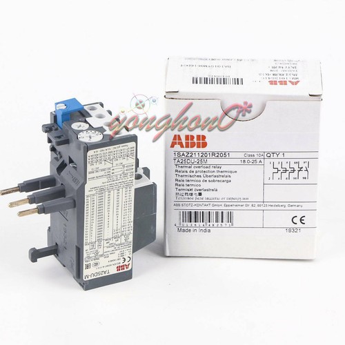 New ABB Thermal Overload Relay 18-25A TA25DU-25 | eBay
