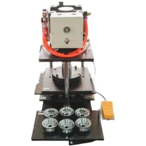 Pneumatic Badge Button Making Machine Metal Badge Button Magnet Making ...