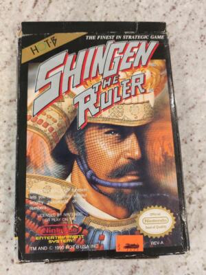 Shingen the Ruler Nintendo NES Game and Box 93455100043| eBay