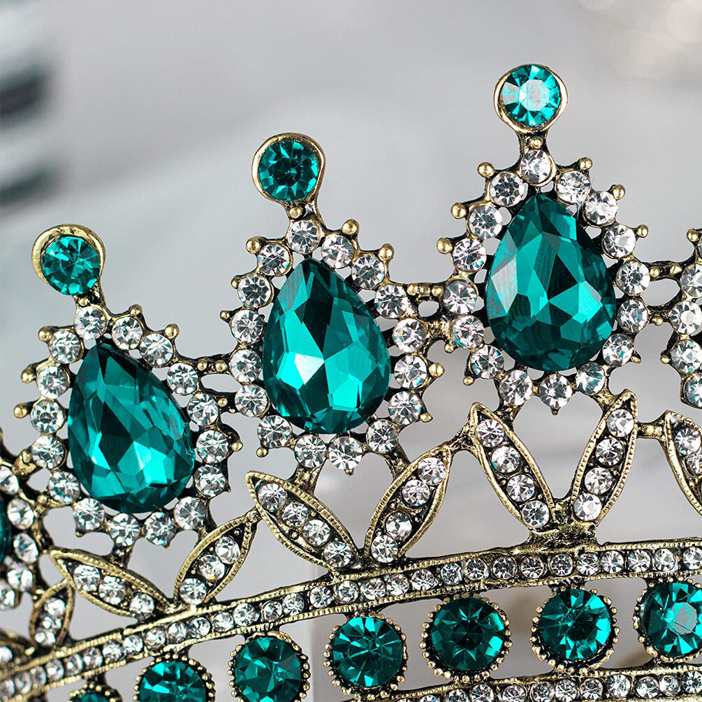 Wedding Pearl Headband Baroque Princess Crown Bling Bling Tiaras for ...