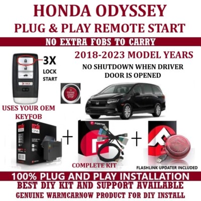PLUG & PLAY REMOTE START KIT FITS 2021 HONDA ODYSSEY | eBay