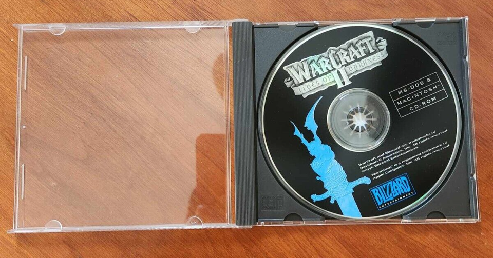 Warcraft 2 II Two Tides of Darkness 1995 Blizzard Game CD-ROM PC CD | eBay
