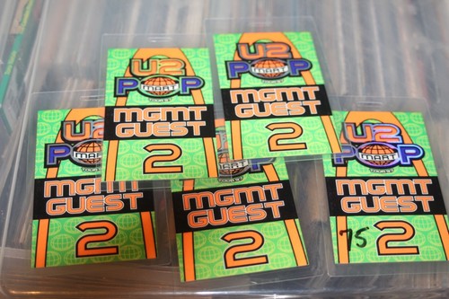 Wholesale - U2 - 5x Laminated Backstage Pass Lot#4 | eBay