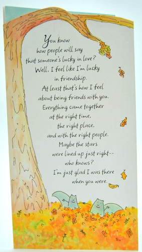 (7)Hallmark BETWEEN YOU AND ME Assorted Cards LOVE,SISTER,FRIEND etc w ...