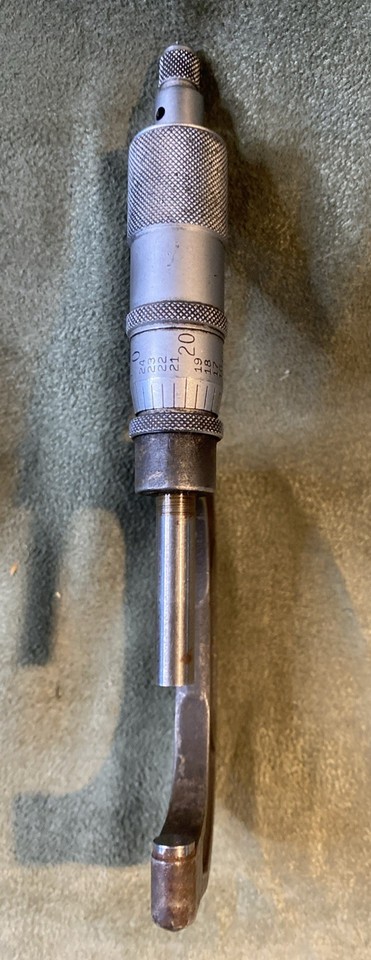 Craftsman D.J. 1-2” Micrometer, Carbide Tips, Ratchet Thimble, .0001 ...