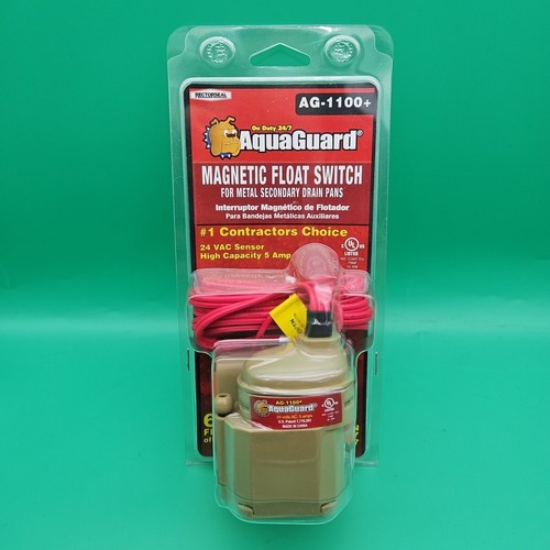 Aquaguard AG-1100+ Magnetic Condensate Overflow Float Switch for Metal ...