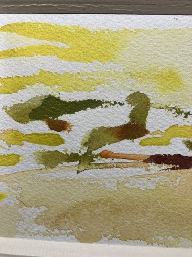 Nicolas RIN (1919-?) Composition surréaliste Paysage Abstrait signée ...