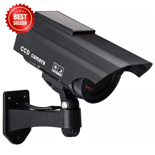 Solar Powered Fake Dummy Surveillance Security Camera CCTV for Office ...