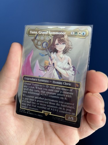 Yuna, Grand Summoner (Surge Foil Borderless) Commander: Final Fantasy ...