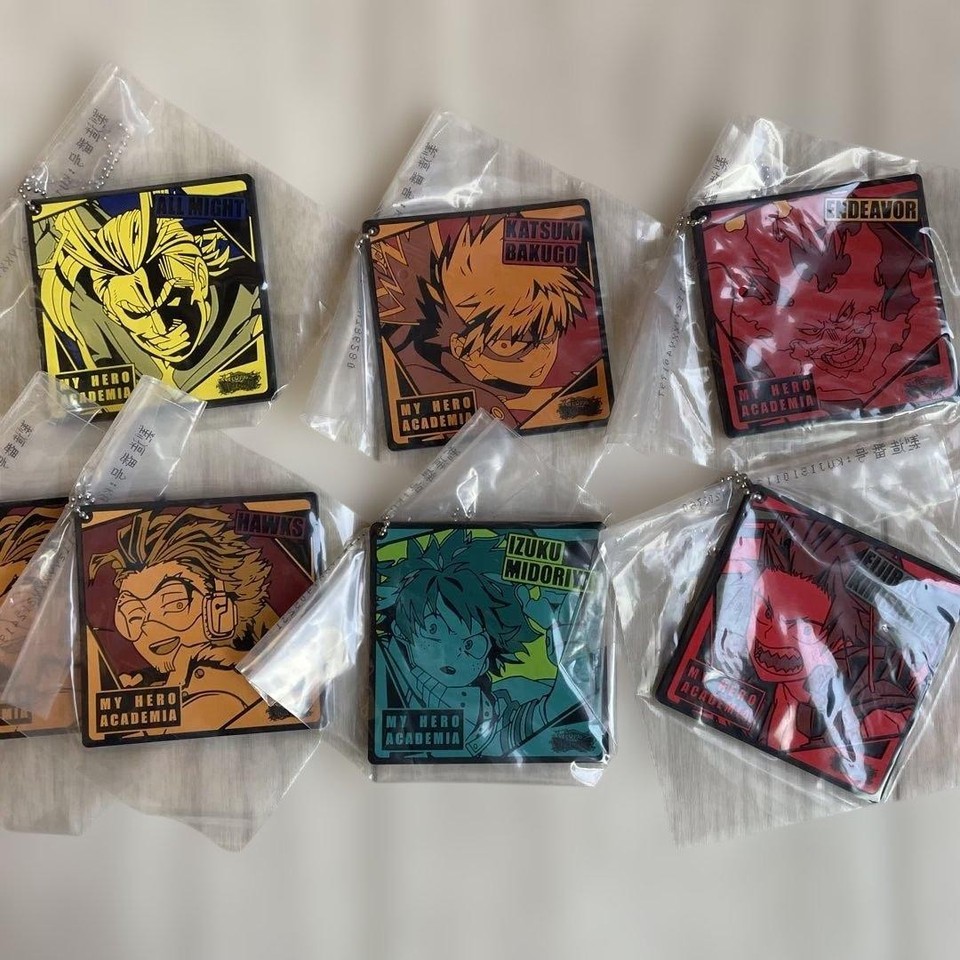 My Hero Academia 1st Lottery Towel Acrylic Stand Keychain 15 Pieces | eBay