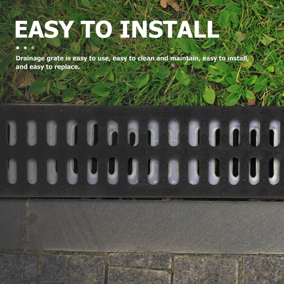 Trench Cover Drain Drainage Ditch Kitchen Channel Grate for Yard | eBay UK