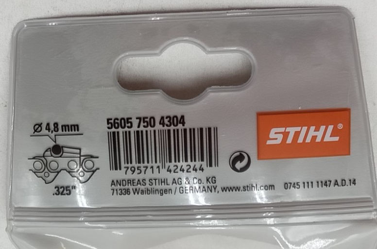 STIHL 5605 750 4304 2-in-1 Easy File Chainsaw Chain Sharpener .325" NIP ...