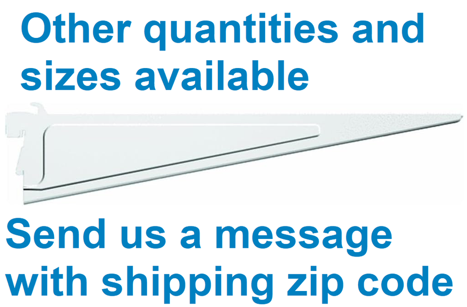 ClosetMaid 2853 Shelf Track Bracket 12 in. Adjustable for Wire Shelving ...