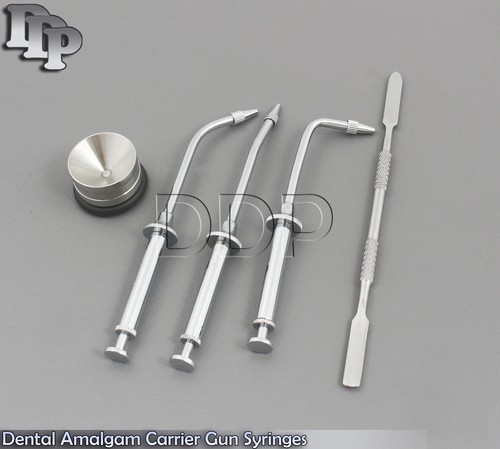 Dental Amalgam Carrier Gun Syringes Restorative Well Pot Lab Mixing ...