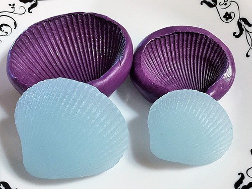 silicone shell mold seashell molds homemade Food Safe Jewelry Resin ...