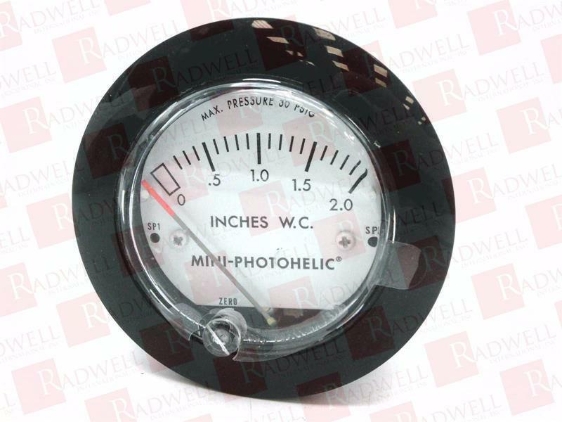 Dwyer MP002 Mini-Photohelic Pressure Sensor for sale online | eBay