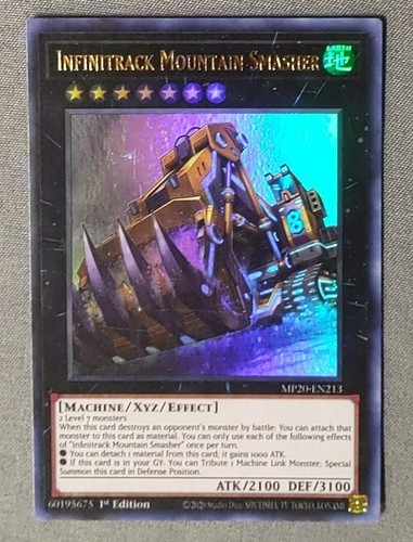 Yu-Gi-Oh! Infinitrack Mountain Smasher MP20-EN213 Ultra Rare 1st ...