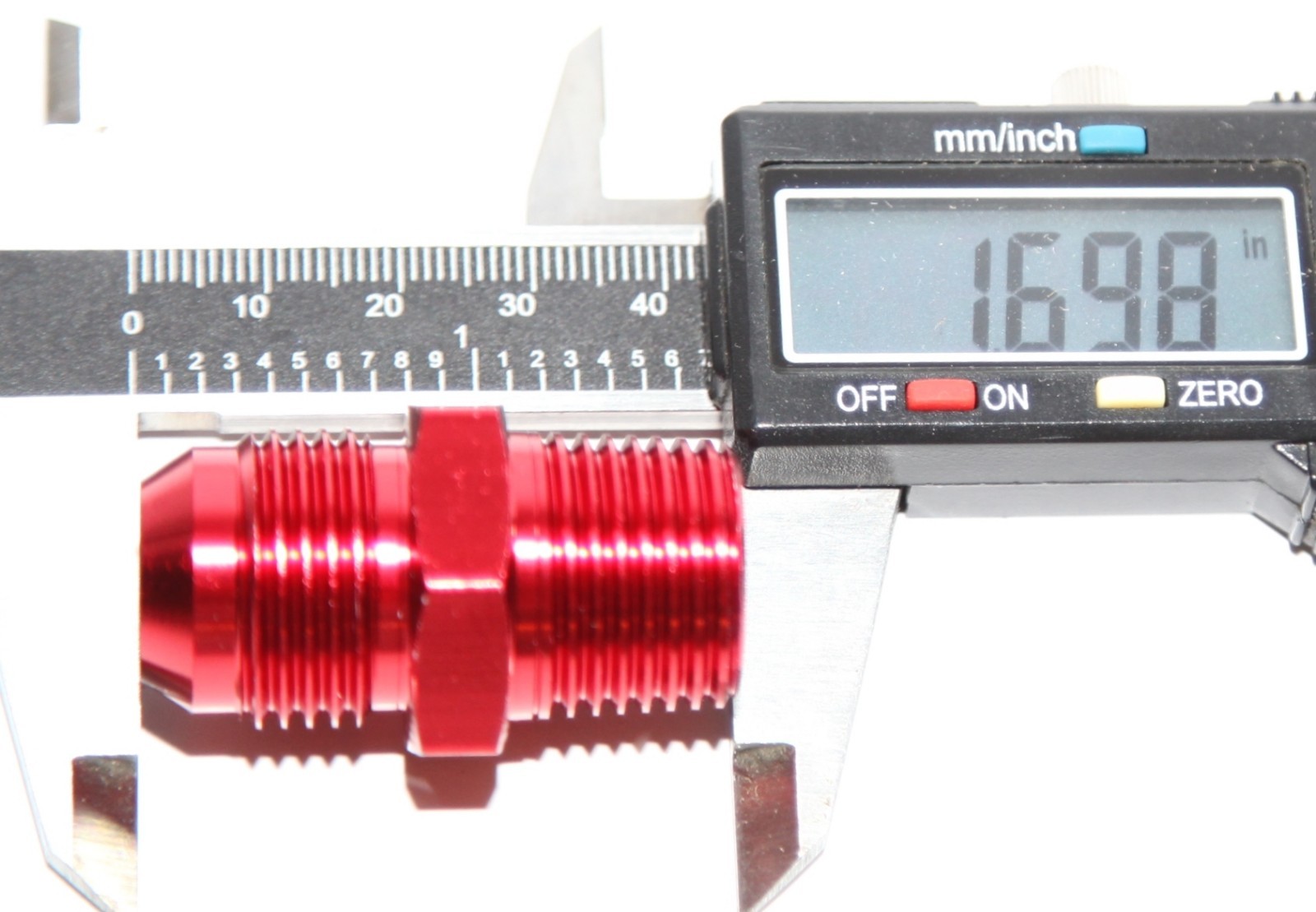 10AN AN-10 TO 1/2" NPT Male Thread Aluminum Anodized Fitting Adapter ...