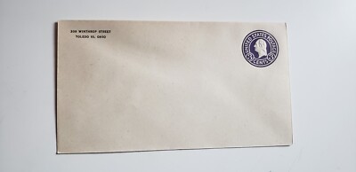 USPS U436 Die 7 Washington 3 cent embossed envelope | eBay