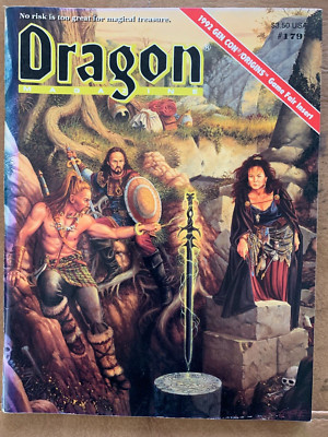 Vintage Dragon Magazine #179 Mar 1992 for Dungeons and Dragons, Mint ...