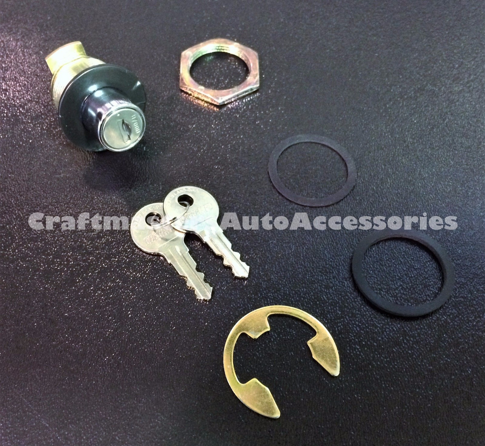 LEER Chrome Push Button Lock Handle # 81522 for Truck caps & Tonneau ...