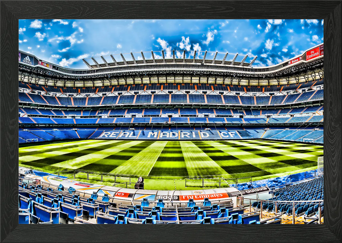 Real Madrid Stadium Framed Wall Art Poster Canvas Print Picture | eBay