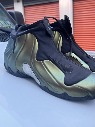 Nike 2008 Air Flightposite OG Metallic Gold/Black 624015-071 Vintage ...