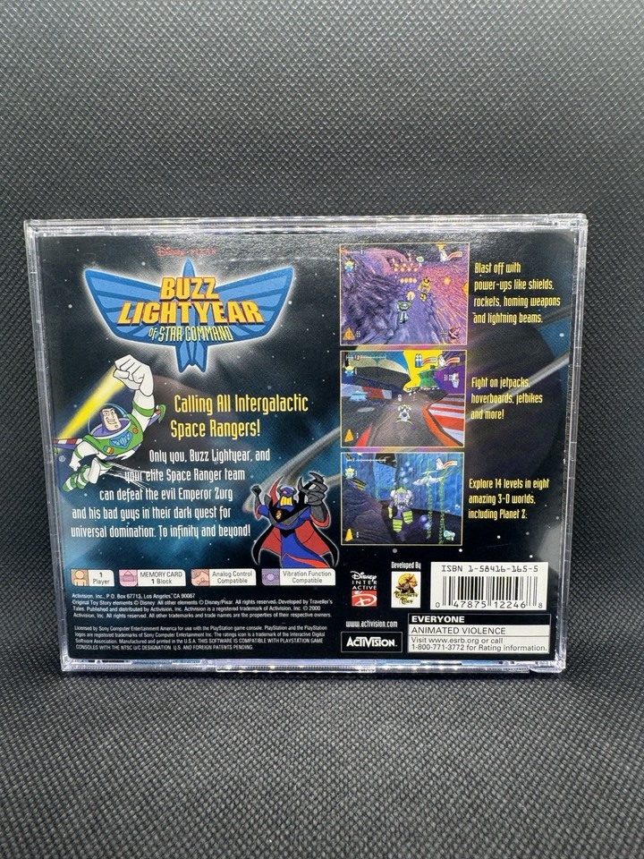 Buzz Lightyear of Star Command - Sony PlayStation 1 Tested ...