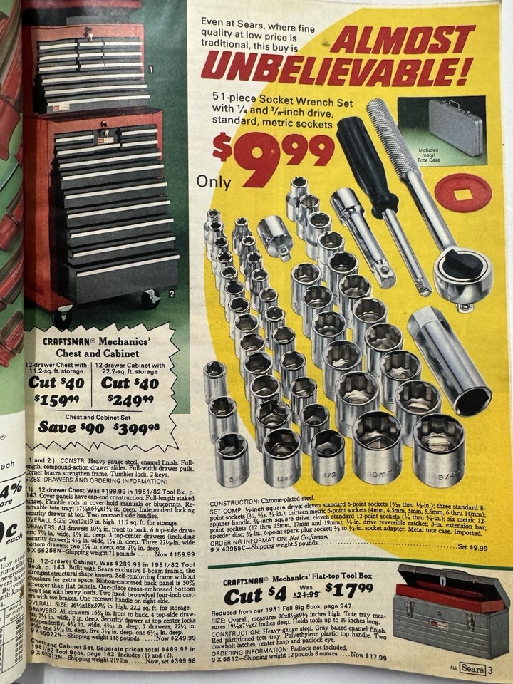 Sears Catalog Biggest 1982 Catalog Sale 175p | eBay