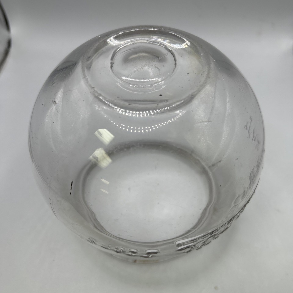 'From The Rexall Store' Embossed Glass Goldfish Bowl Pharmacy Drug ...