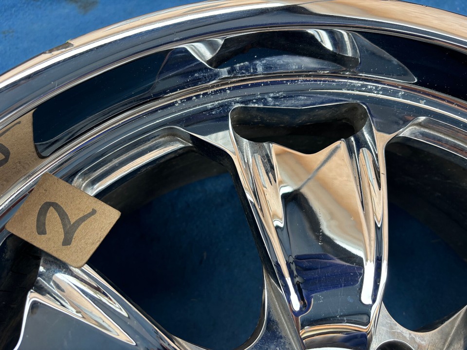 (4) 20" CENTERLINE ACE II 6 LUG CHROME ALLOY WHEELS 20X8.5 RIMS 6X5.5 ...