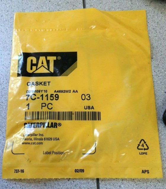 Caterpillar Gasket 7C1159 for sale online | eBay