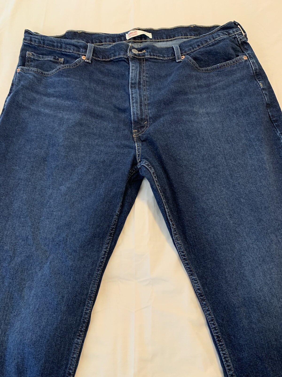 Men's 42x30 Signature By Levi Strauss Relaxed Fit Blu… - Gem