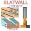 1 pc 1/2" Shank T-Slot & T-Track Slotting and Slatwall Sutter Router ...