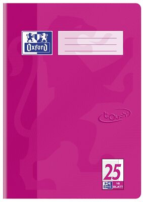 Oxford 400104369 Heft A4 / 16 Blatt Lineatur 25 - Touch pink | eBay.de