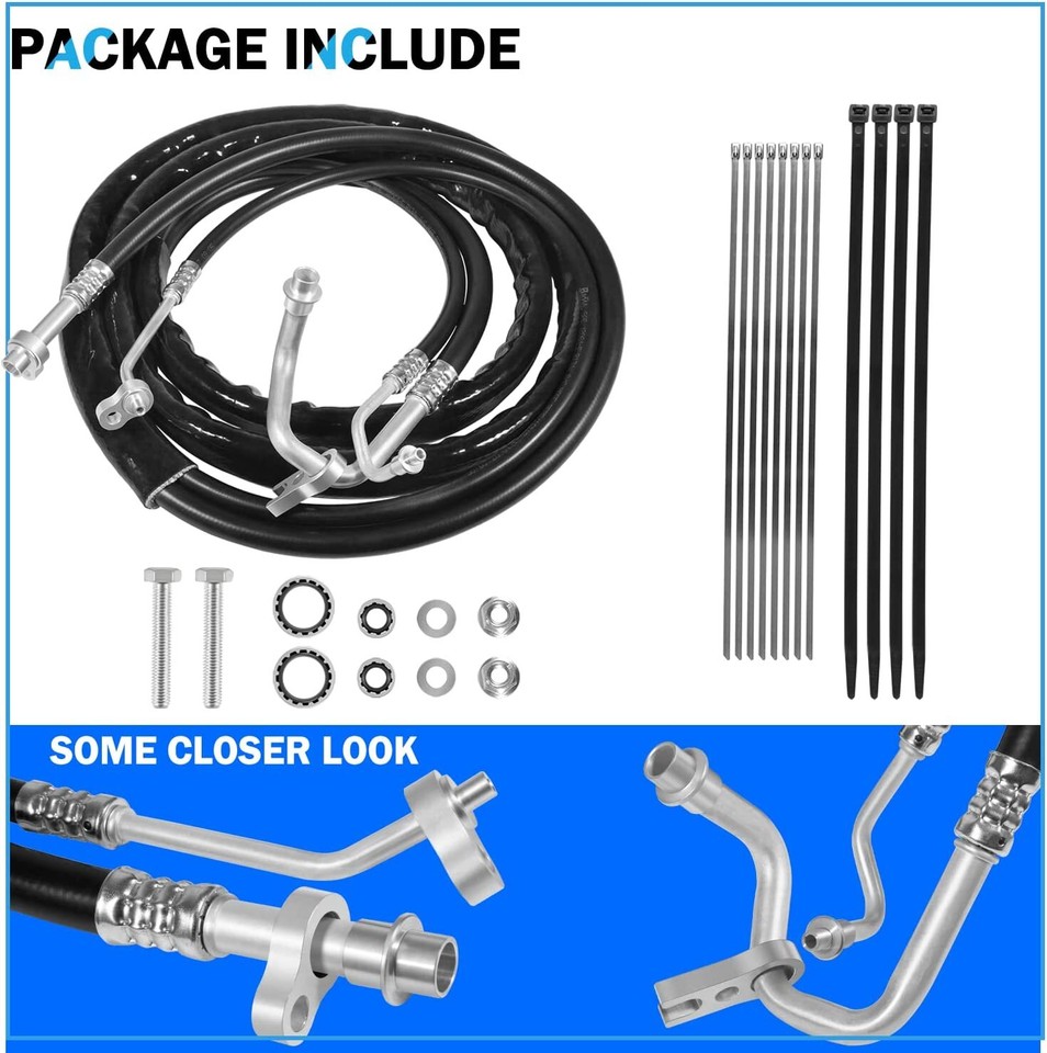 AT34653 REAR AC LINE REPLACEMENT LINES FOR ACADIA, TRAVERSE, ENCLAVE ...