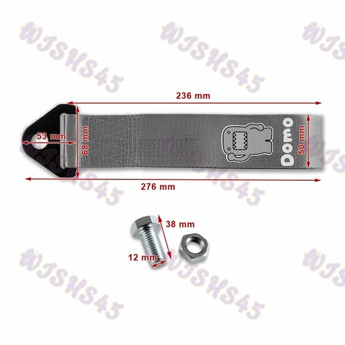 Universal Car Tow /Towing Strap Red DOMO KUN Racing Drift Rally Belt ...