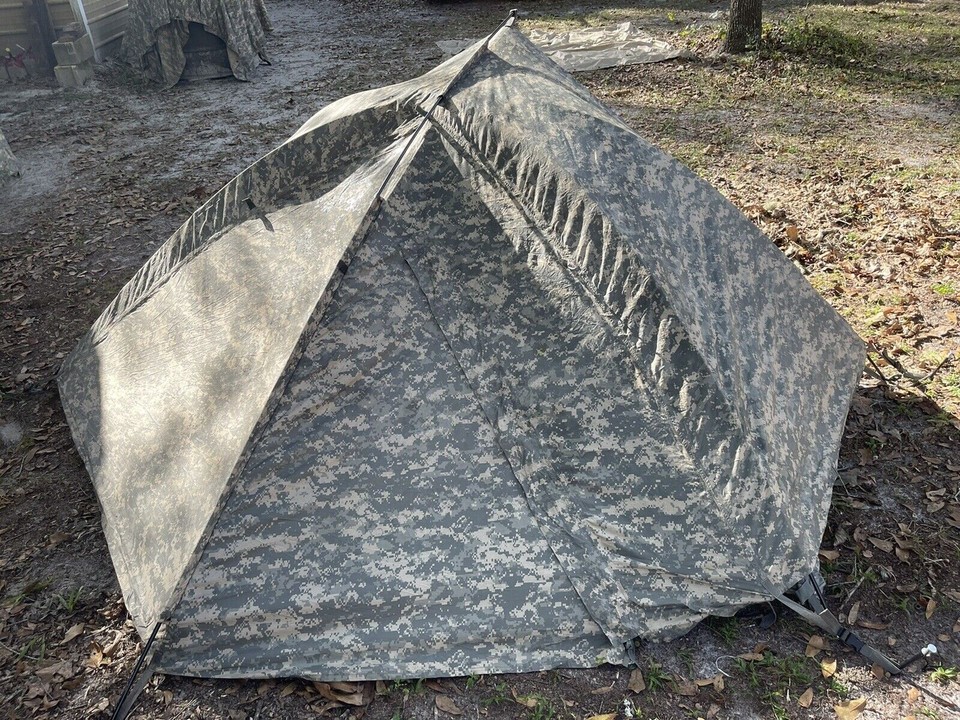 US Military ICS ORC Industries Improved Combat Shelter 1 Man Tent ACU ...