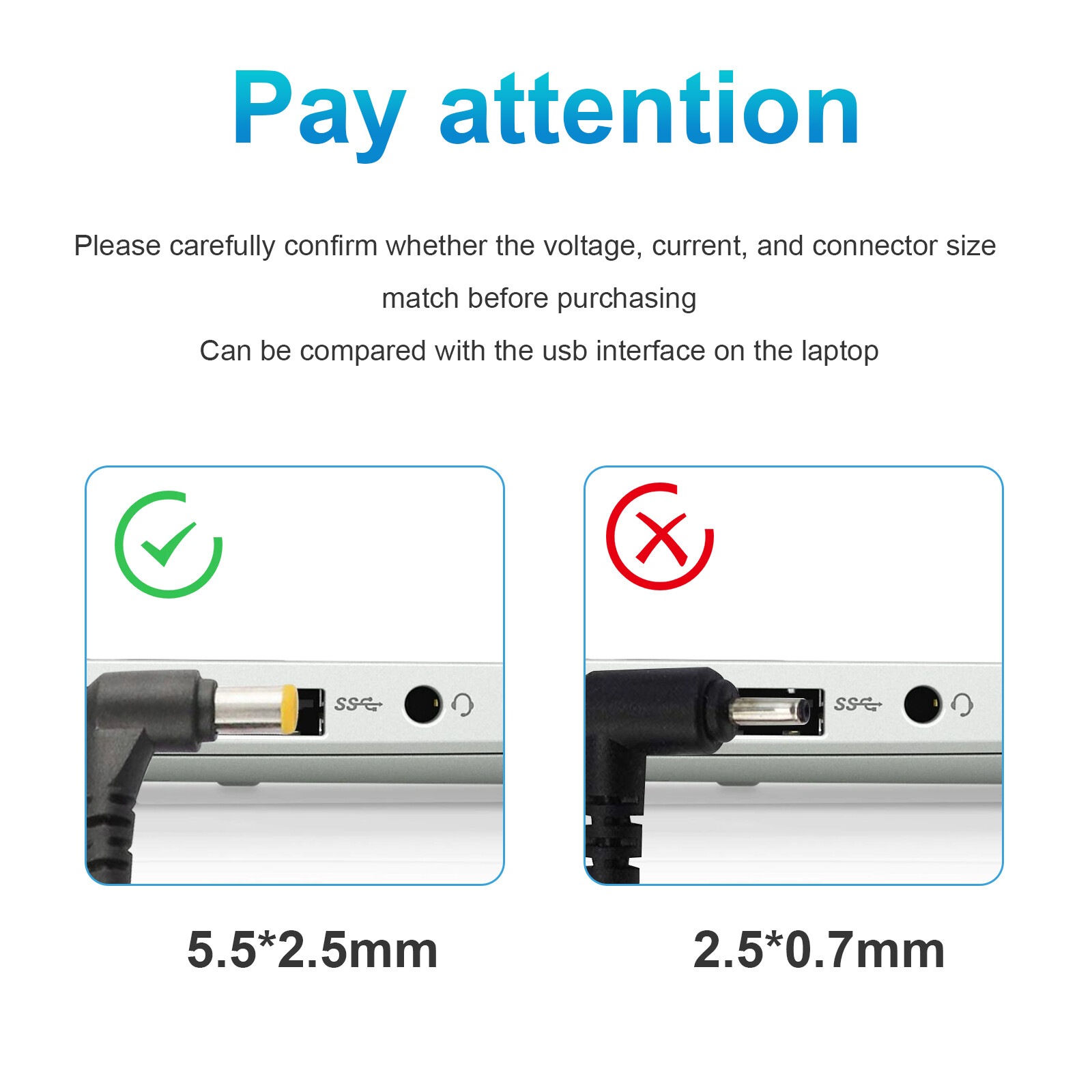 AC Adapter Power Supply Charger For HP 24fw 24f 24wd 22f 22fw 23f ...