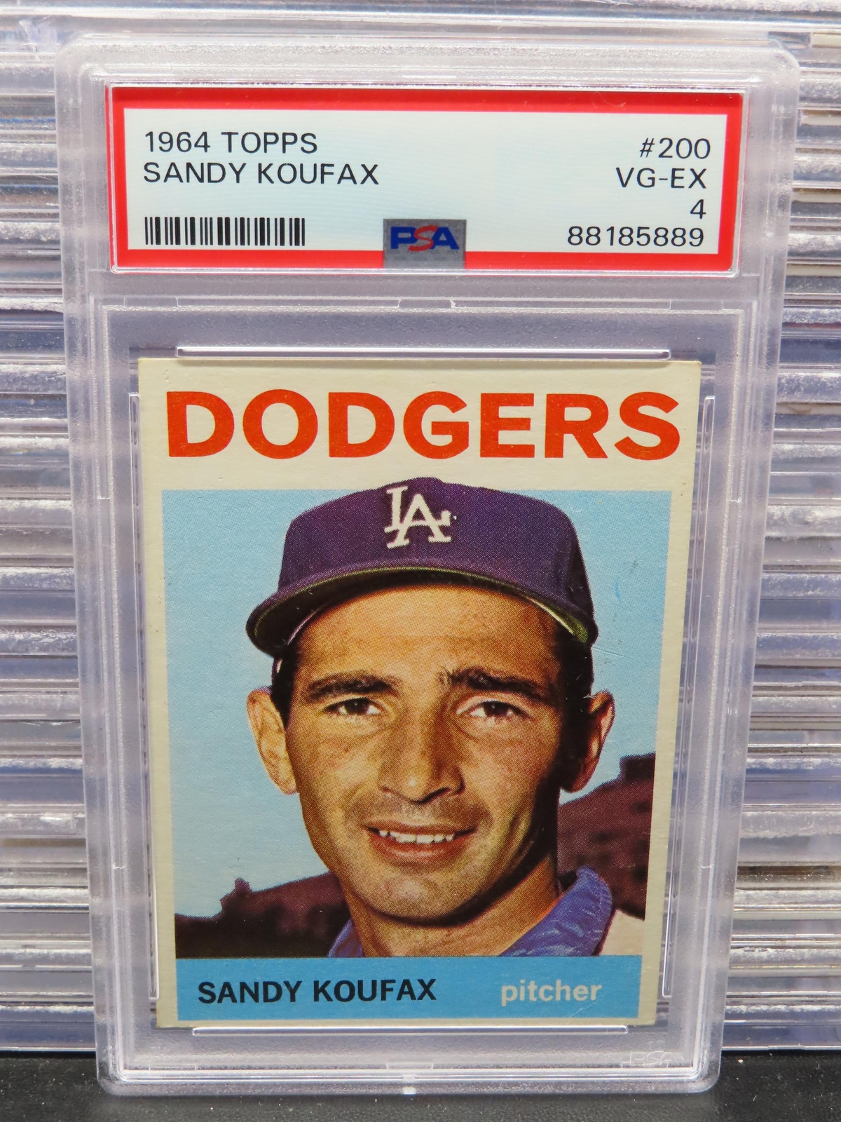 1964 Topps Sandy Koufax #200 PSA 4 VG-EX Los Angeles Dodgers | eBay