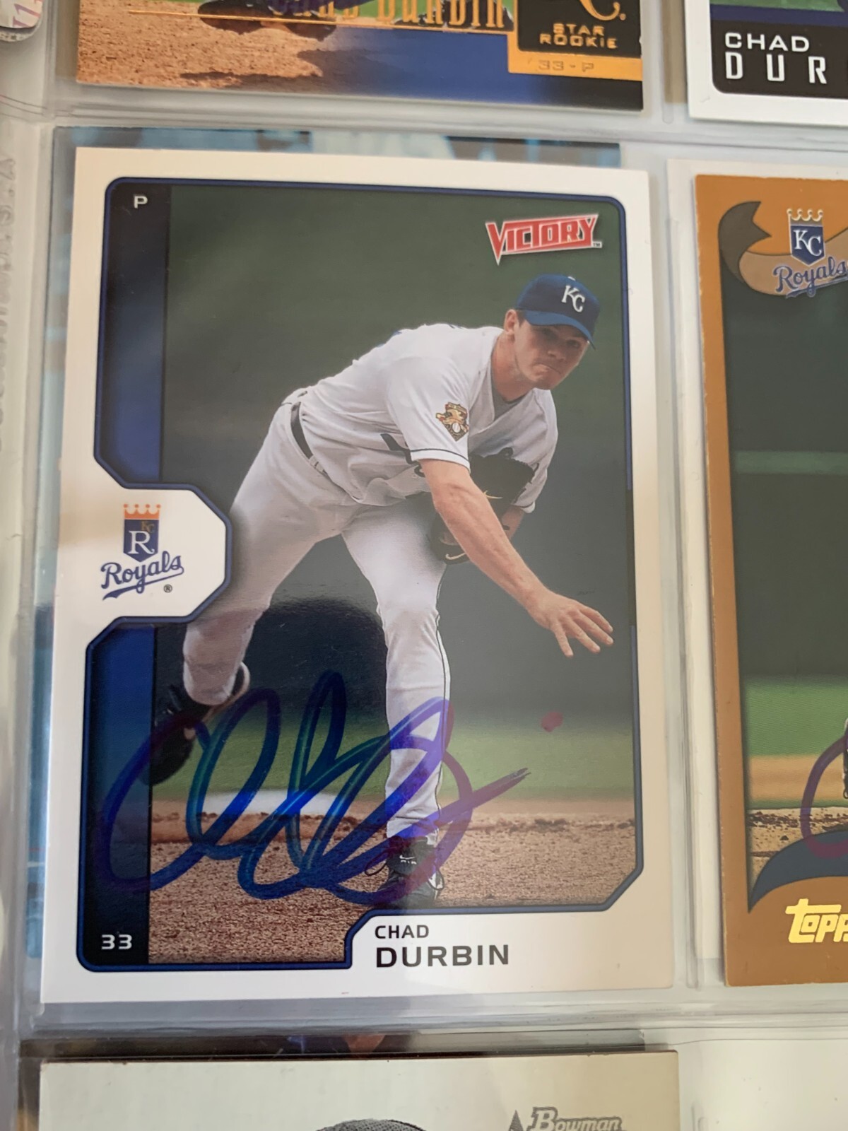 CHAD DURBIN AUTOGRAPHED SIGNED 2002 UPPER DECK VICTORY CARD COA | eBay