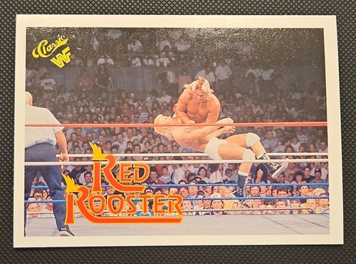 1990 CLASSIC WWF WRESTLING CARD #122 RED ROOSTER | eBay
