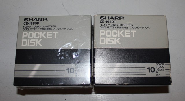 NOS Vintage Sharp CE-1650F Pocket Computer Pocket Disk 10-Pack for sale online | eBay