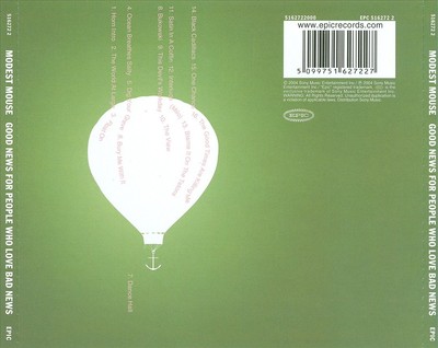 MODEST MOUSE GOOD NEWS FOR PEOPLE WHO LOVE BAD NEWS NEW CD ...